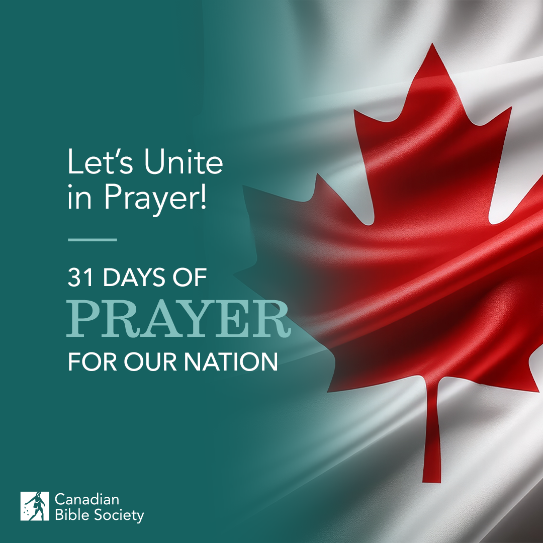31 Days of Prayer for Our Nation - Canadian Bible Society